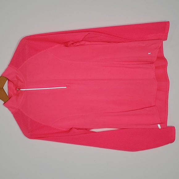Danskin Now | Tops | Pink Half Zip Long Sleeve Athletic Shirt | Poshmark